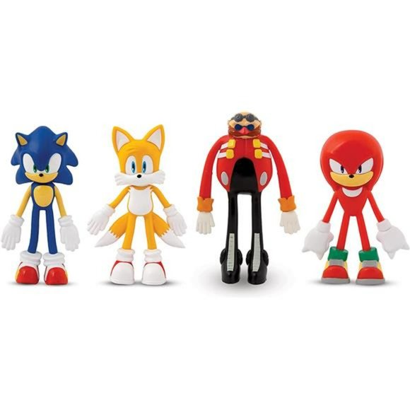 Toys | Toys Bendems Sonic The Hedgehog Bendable Actions Figures From ...